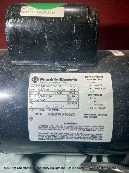 ALCATEL 2008A VACUUM PUMP - Bentley & Associates, LLC