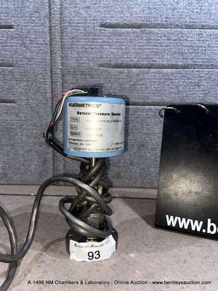 DATAMETRICS 600A-1000T BAROCAL PRESSURE SENSOR - Bentley & Associates, LLC