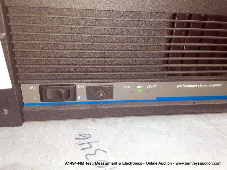 QSC 1200 PROFESSIONAL STEREO AMPLIFIER - Bentley & Associates, LLC