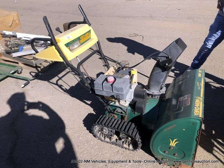 YARDMAN BY MTD SNOWBLOWER, 9HP/26", - Bentley & Associates, LLC