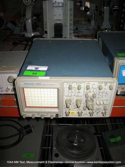 Tektronix 2465 Oscilloscope 300 Mhz Bentley And Associates Llc