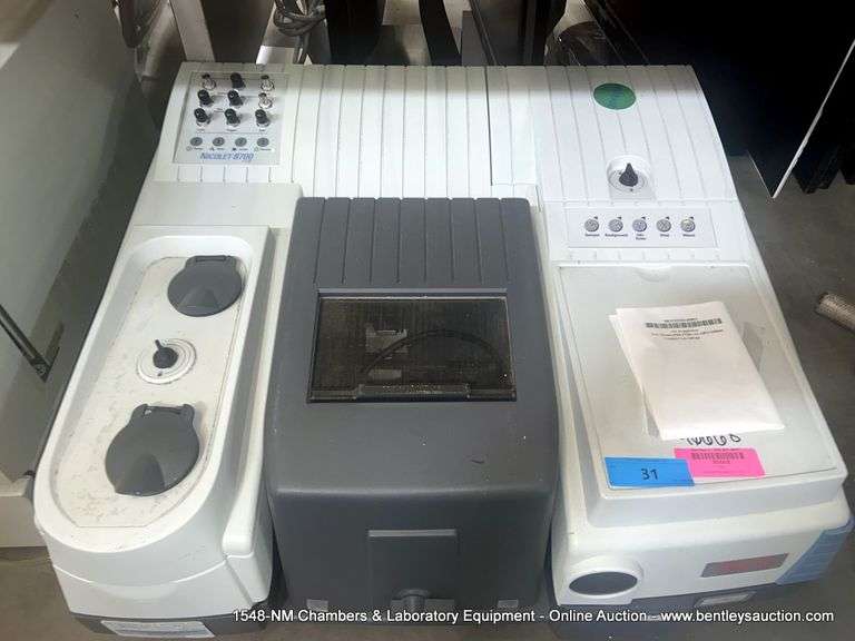 THERMO SCIENTIFIC/ NICOLET 8700 FTIR - Bentley & Associates, LLC