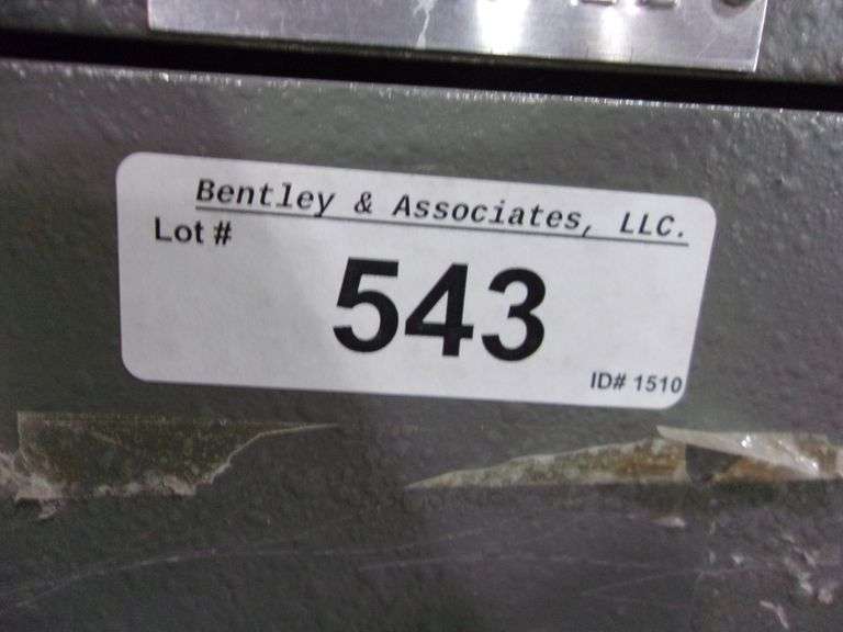 MOSLER 4-DRAWER SECURITY FILE CABINET - NO TUMBLER-GRAY - Bentley ...