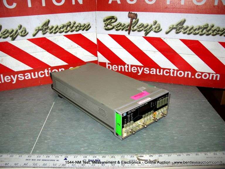 HP 8116A PULSE/ FUNCTION GENERATOR - Bentley & Associates, LLC