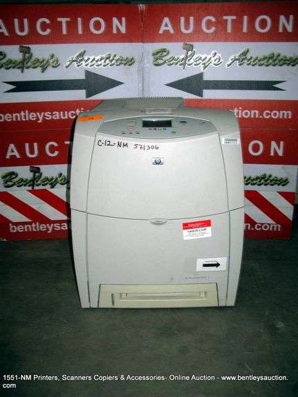 HP COLOR LASERJET 4600N PRINTER - Bentley & Associates, LLC