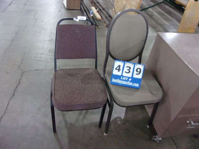 LOT; (2) MIXED COLOR STACKING CHAIRS - Bentley & Associates, LLC