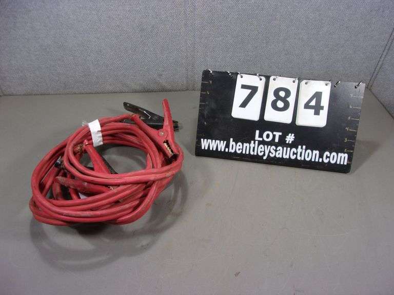 PAIR: LIGHT DUTY RED JUMPER CABLES - Bentley & Associates, LLC