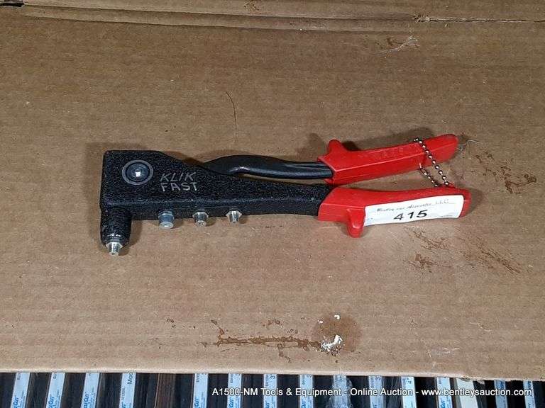 MARSON KLIK FAST HP-2 HAND RIVET TOOL SET - Bentley & Associates, LLC