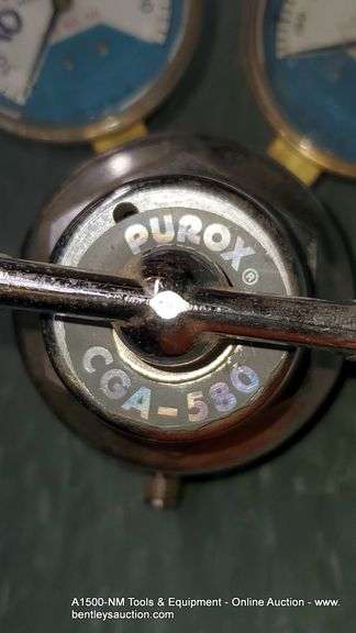 PUROX CGA-580 COMPRESSED GAS REGULATOR - Bentley & Associates, LLC