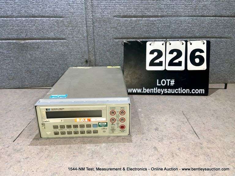 HP 3478A MULTIMETER - Bentley & Associates, LLC
