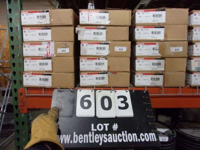 HILTI ANCHOR BOLTS - HDA-P & PR M16X190/40 - 5 BOXES OF 16 (5X MONEY ...