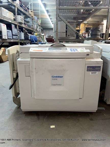 GESTETNER 5309L COPY PRINTER - Bentley & Associates, LLC