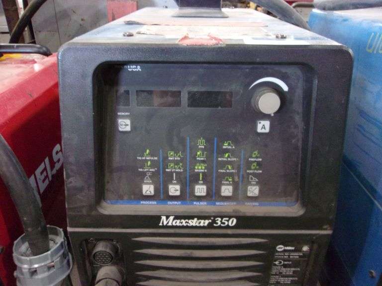 MILLER MAXSTAR 350 DIGITAL ELECTRONIC WELDER - Bentley & Associates, LLC