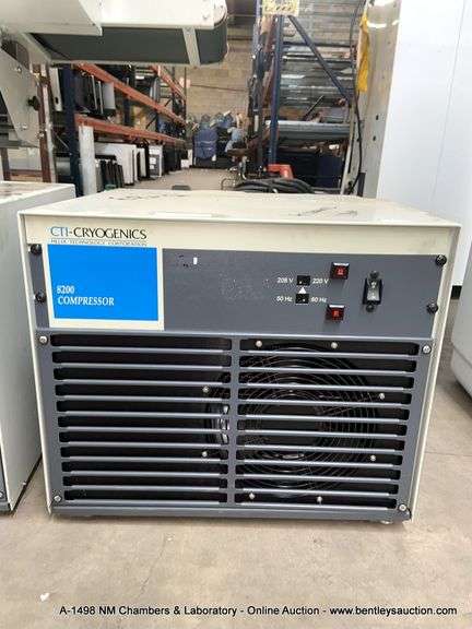 CTI-CRYOGENICS 8200 COMPRESSOR - Bentley & Associates, LLC