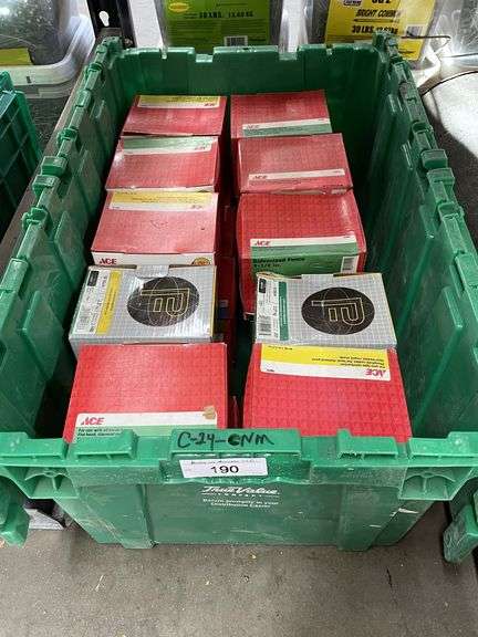 BIN *CONTENTS ONLY*: ASSORTED BOXES OF NAILS - Bentley & Associates, LLC