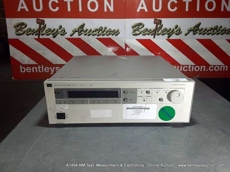 AGILENT 6035A SYSTEM POWER SUPPLY - Bentley & Associates, LLC