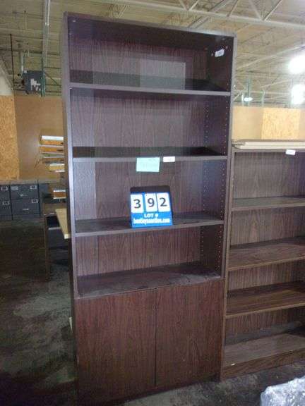 WOODEN LATERAL 4-STACK SHELF W/ ADDITIONAL CABINET - Bentley ...