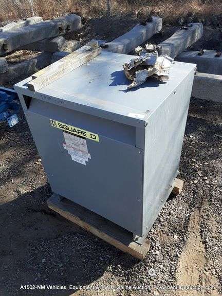 SQUARE D 3PH, 75 KVA, HV 480, 90 AMPS TRANSFORMER - Bentley ...