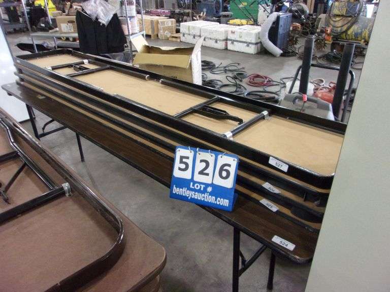 NARROW CLASSROOM FOLDING TABLE, 8' - Bentley & Associates, LLC