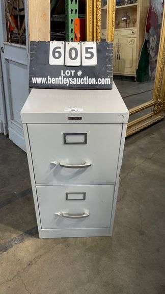 ANDERSON HICKEY WHITE 2-DRAWER FILE CABINET - Bentley & Associates, LLC