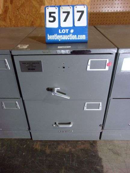 MOSLER 2-DRAWER SECURITY FILE CABINET - NO TUMBLER-GRAY - Bentley ...