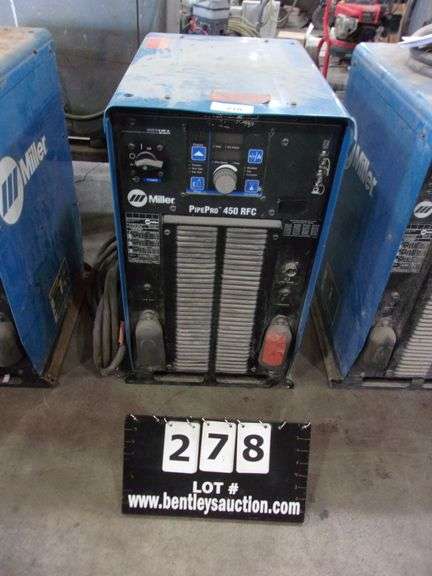 MILLER PIPEPRO 450 RFC DIGITAL WELDING POWER SOURCE - Bentley ...