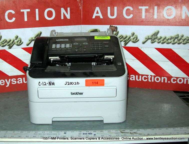 BROTHER INTELLIFAX 2840 FAX - Bentley & Associates, LLC