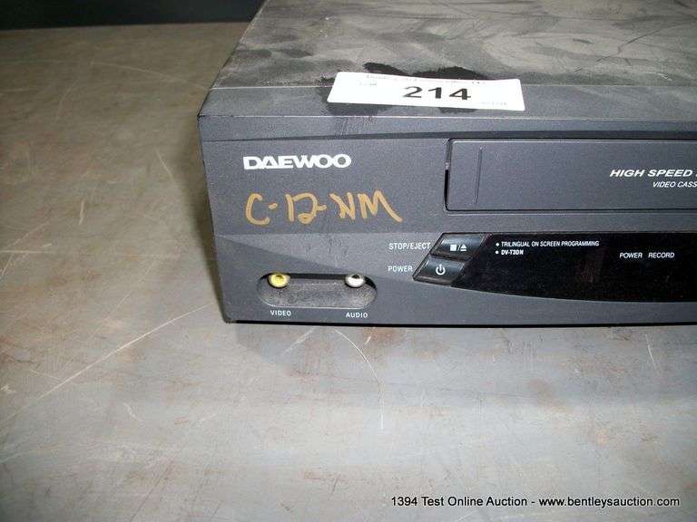 DAEWOO DV-T3D N VCR - Bentley & Associates, LLC