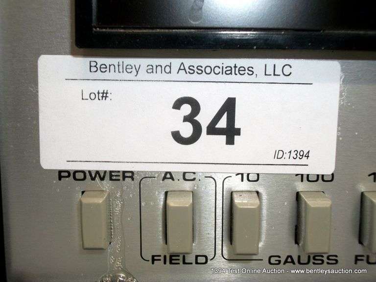 WALKER SCIENTIFIC MG-3D GAUSSMETER - Bentley & Associates, LLC