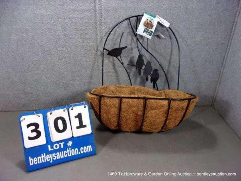 PANACEA WALL PLANTER WITH PERCHING BIRDS - Bentley & Associates, LLC