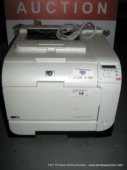 HP LASERJET PRO 400 COLOR M451DN PRINTER - Bentley & Associates, LLC