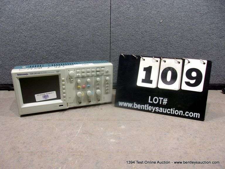 TEKTRONIX TDS 2012B TWO CHANNEL DIGITAL STORAGE OSCILLOSCOPE - Bentley ...