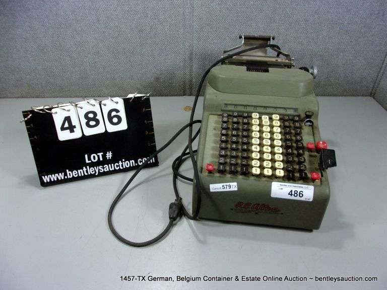 RC ALLEN ELECTRIC CALCULATING MACHINE RC ALLEN ELECTRIC CALCULATING ...