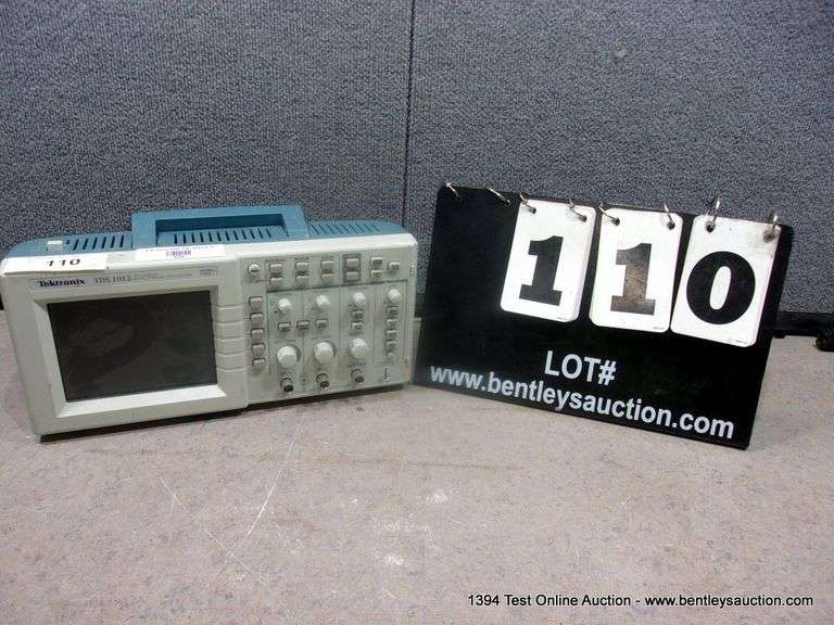 TEKTRONIX TDS 1012 TWO CHANNEL DIGITAL STORAGE OSCILLOSCOPE - Bentley ...
