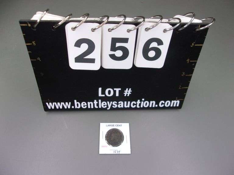 1834 LARGE 1 CENT LIBERTY HEAD COIN - Bentley & Associates, LLC