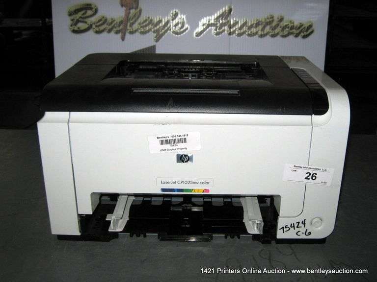 HP LASERJET CP 1025 NW COLOR PRINTER - Bentley & Associates, LLC