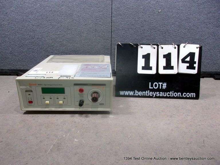 ZENTECH 900A HIGH VOLTAGE AND CURRENT METER - Bentley & Associates, LLC