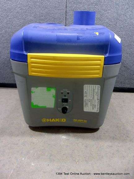 HAKKO FA-430 FUME EXTRACTOR - Bentley & Associates, LLC