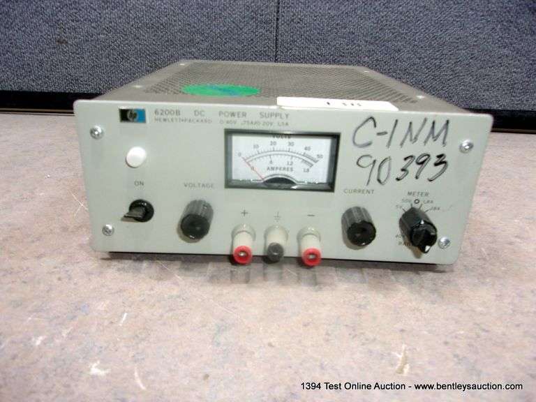 HP 6200B DC POWER SUPPLY - Bentley & Associates, LLC