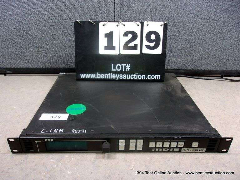FSR IND-400 HD SWITCH - Bentley & Associates, LLC