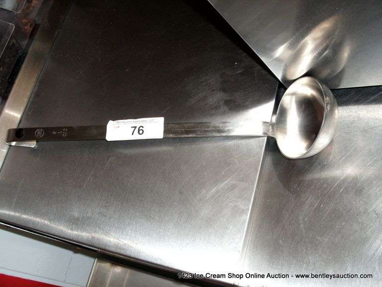 STAINLESS STEEL SYRUP LADEL - Bentley & Associates, LLC