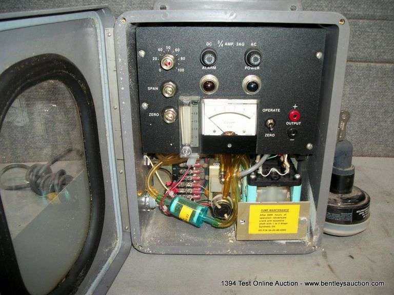 NATIONAL DRAEGER ECOLYZER 4000 CARBON MONOXIDE ANALYZER - Bentley ...