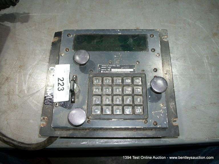 CUBIC COMMUNICATIONS VCB VEHICLE CONTROL BOX - Bentley & Associates, LLC