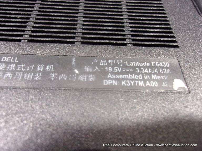 DELL LATITUDE E6430 LAPTOP CORE I8 - Bentley & Associates, LLC