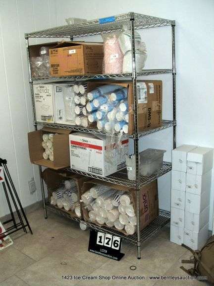 5-SHELF METAL METRO RACK 24" X 47.5" X 73" - Bentley & Associates, LLC