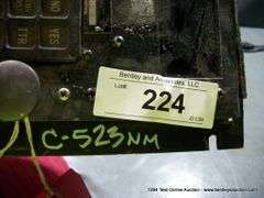 CUBIC COMMUNICATIONS VCB VEHICLE CONTROL BOX - Bentley & Associates, LLC