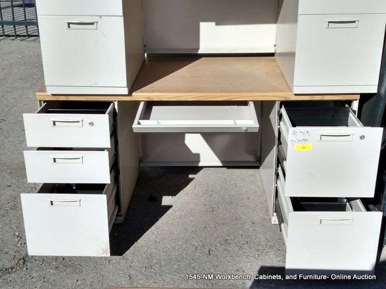 METAL 5-DRAWER DESK - Bentley & Associates, LLC