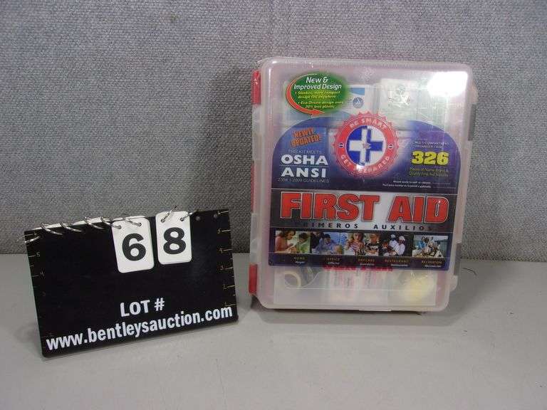 BE SMART 326-PIECE FIRST AID KIT - Bentley & Associates, LLC