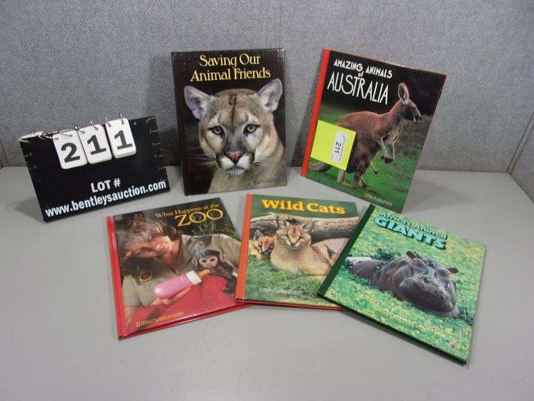 LOT: (5 BOOKS) - NATIONAL GEOGRAPHIC-BOOKS ABOUT ANIMALS - Bentley ...