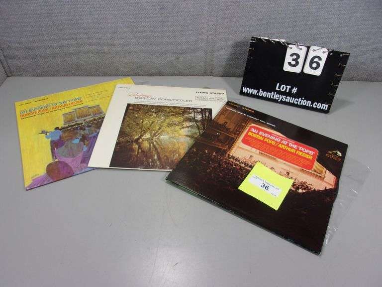 LOT: (3 PACK) RECORDS - BOSTON POPS & ARTHUR FIELDER - Bentley ...